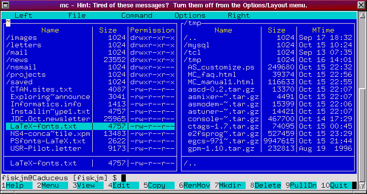 An Introduction to the Midnight Commander